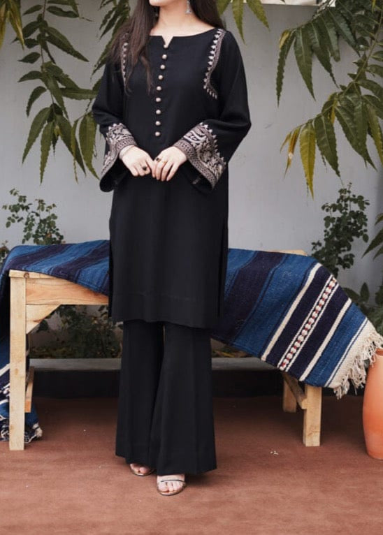 Grace W168 -Embroidered 2pc marina dress - gracestore.pk